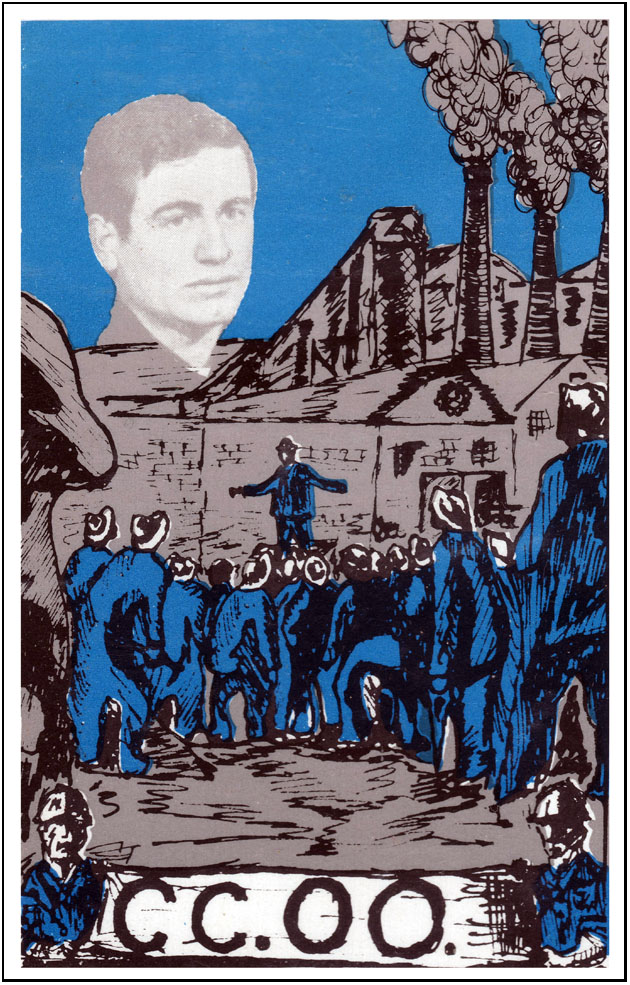 Pegatina del sindicato Comisiones Obreras. Años 80. - Archivo Histórico ...